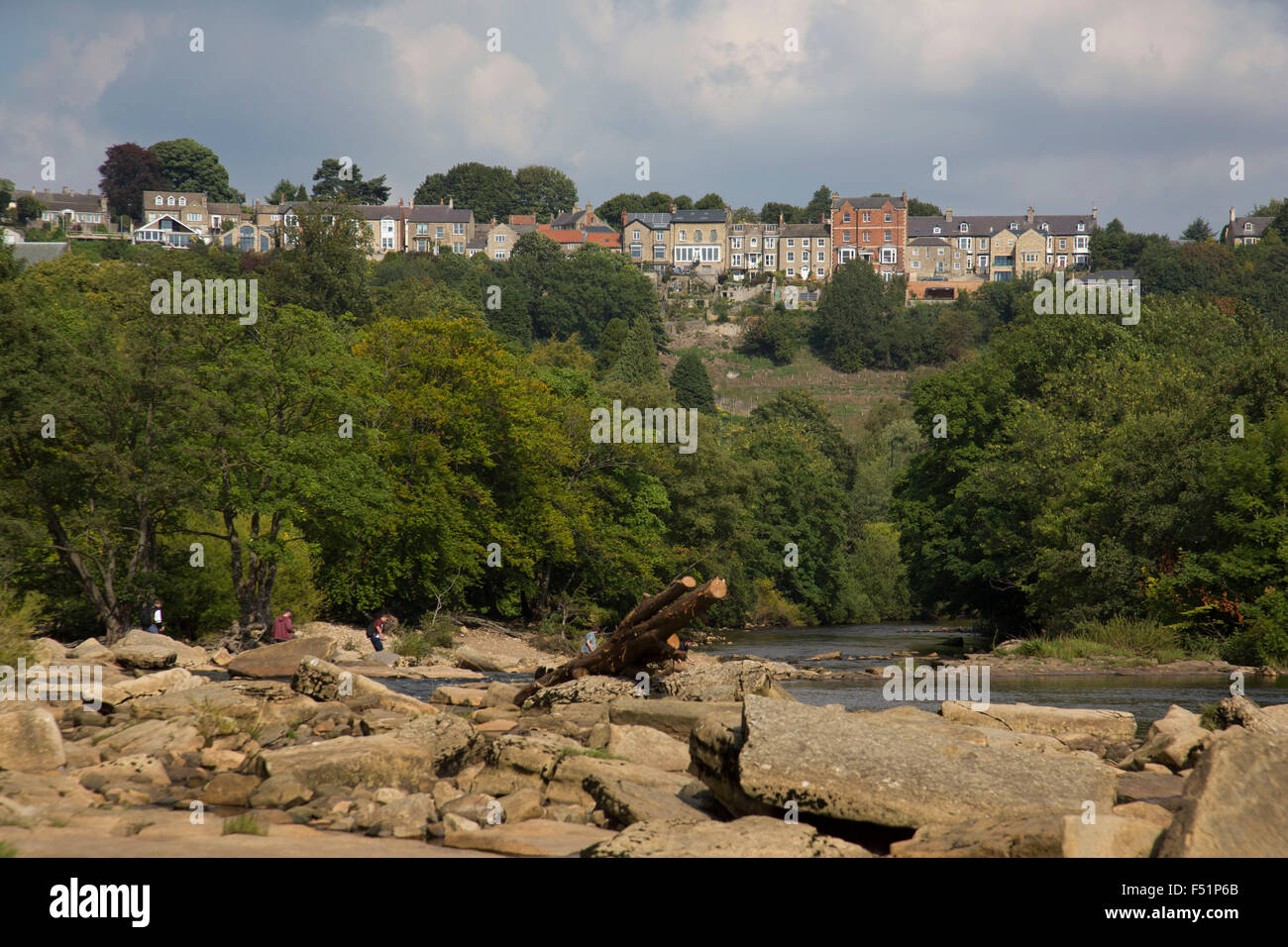 River swale richmond yorkshire england hi-res stock photography and ...