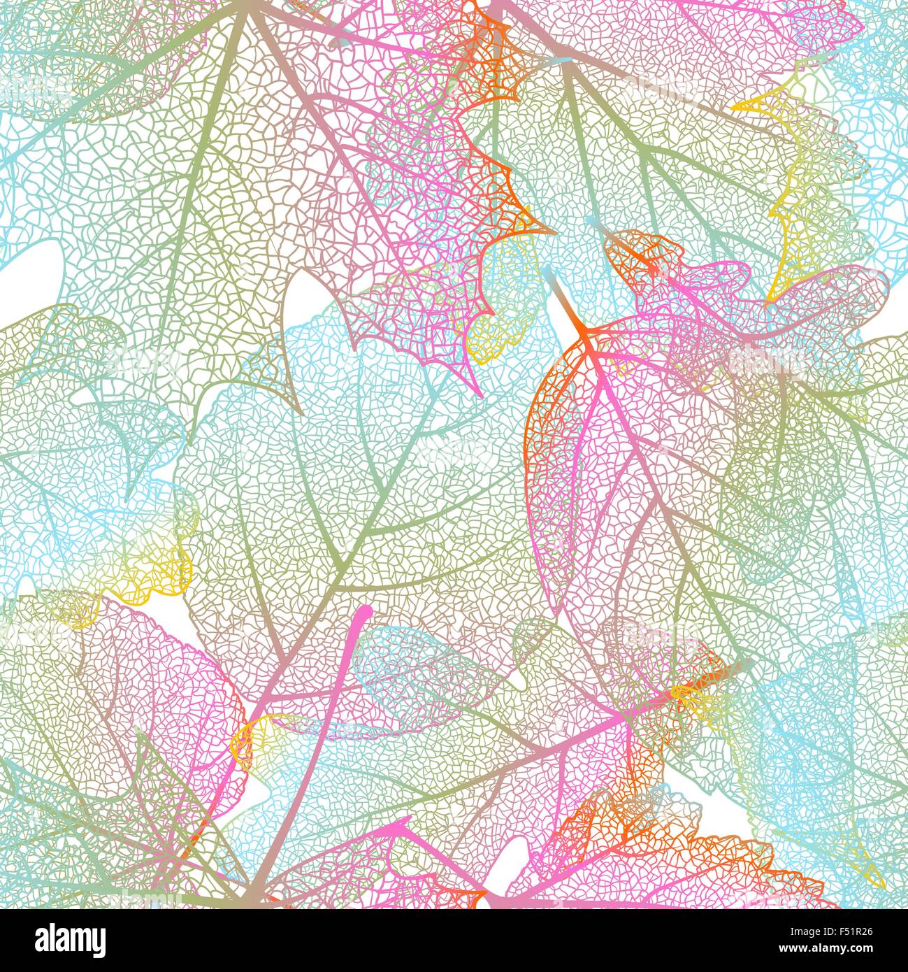 Detailed leaves seamless background. EPS 10 Stock Vector Image & Art ...