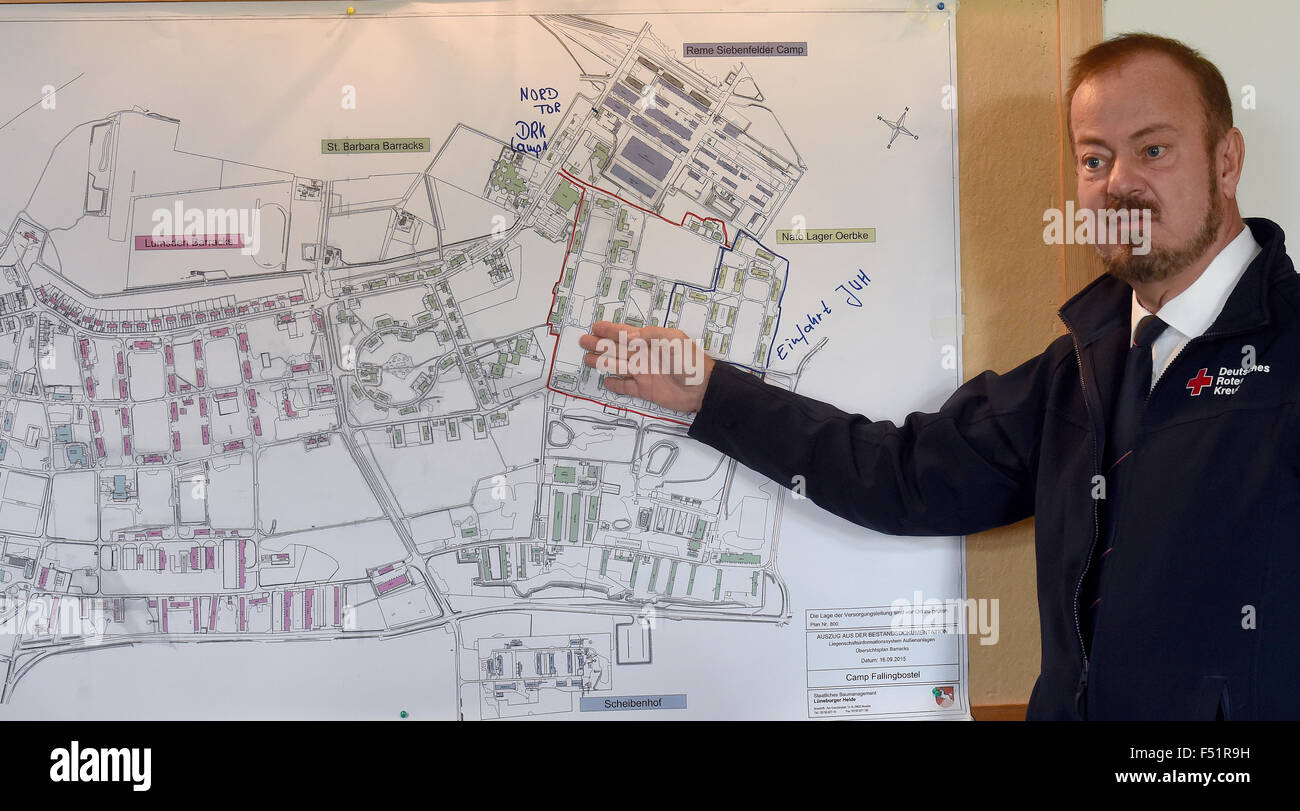 Bad Fallingbostel, Germany. 26th Oct, 2015. Reiner Heming, head of the ...