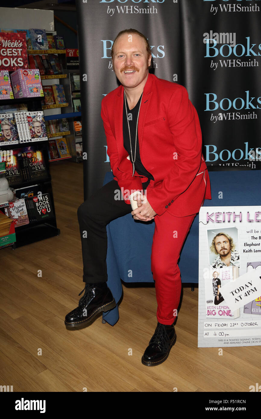 London, UK. 231015. Keith Lemon (real name Leigh Francis) at a signing ...