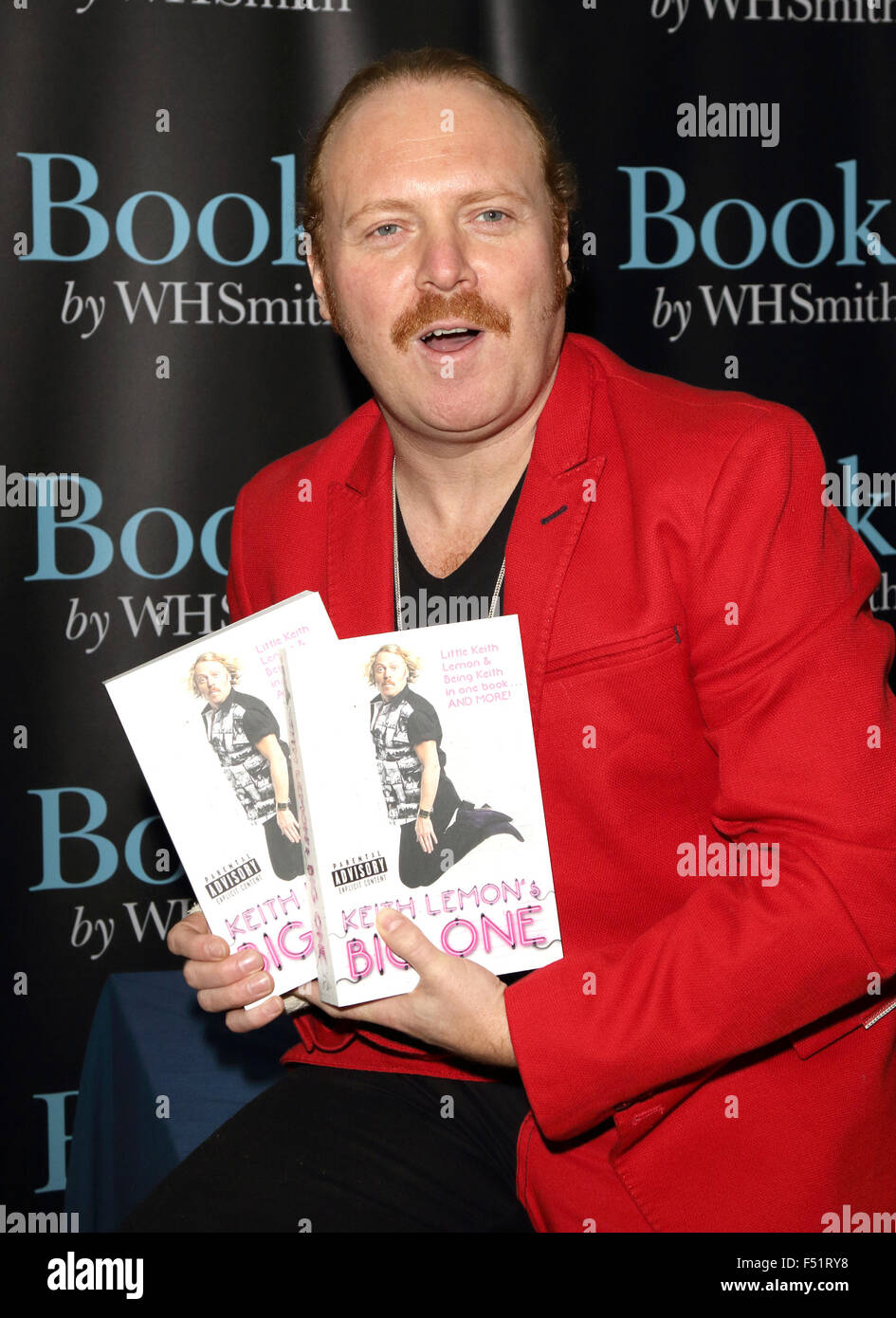 London, UK. 231015. Keith Lemon (real name Leigh Francis) at a signing ...