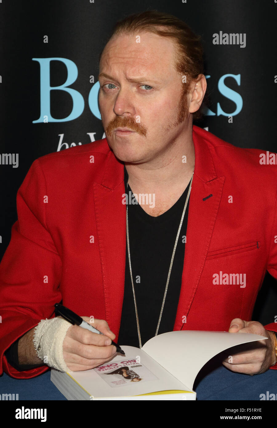 London, UK. 231015. Keith Lemon (real name Leigh Francis) at a signing ...