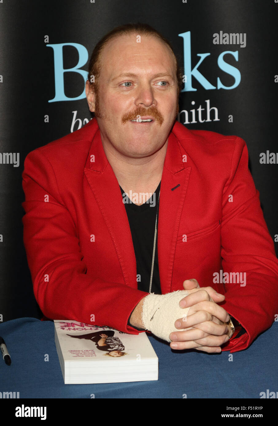 London, UK. 231015. Keith Lemon (real name Leigh Francis) at a signing ...