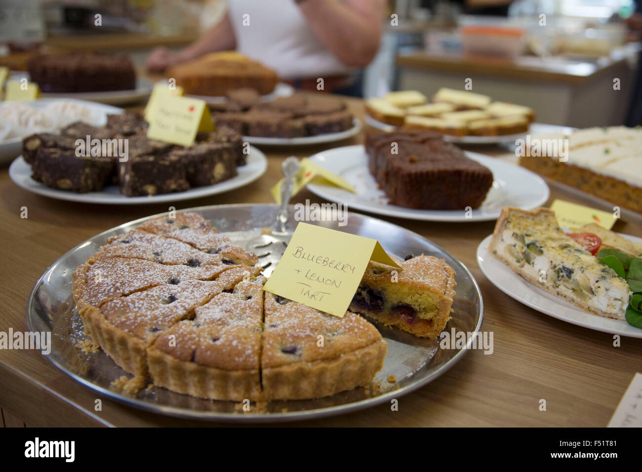 Local community Sunday market in the village of Husthwaite, North ...