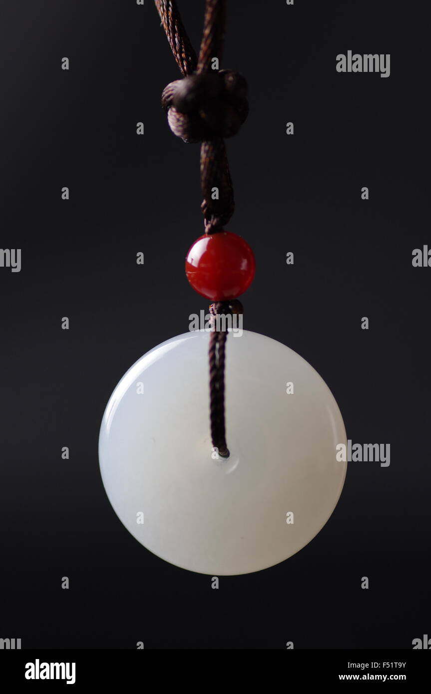 hetian jade Good luck Pendant Stock Photo - Alamy