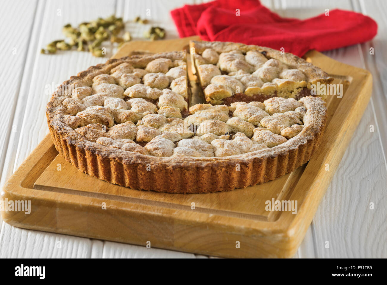 Icelandic "happy marriage" cake. Hjónabandssaela. Iceland Food Stock ...