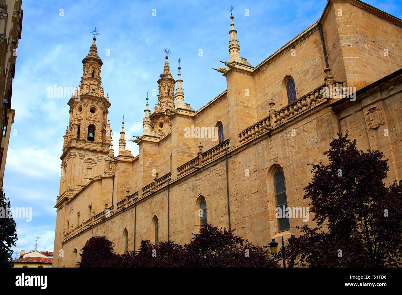 Logrono Cathedral of Santa Maria la Redonda in La Rioja way of saint ...