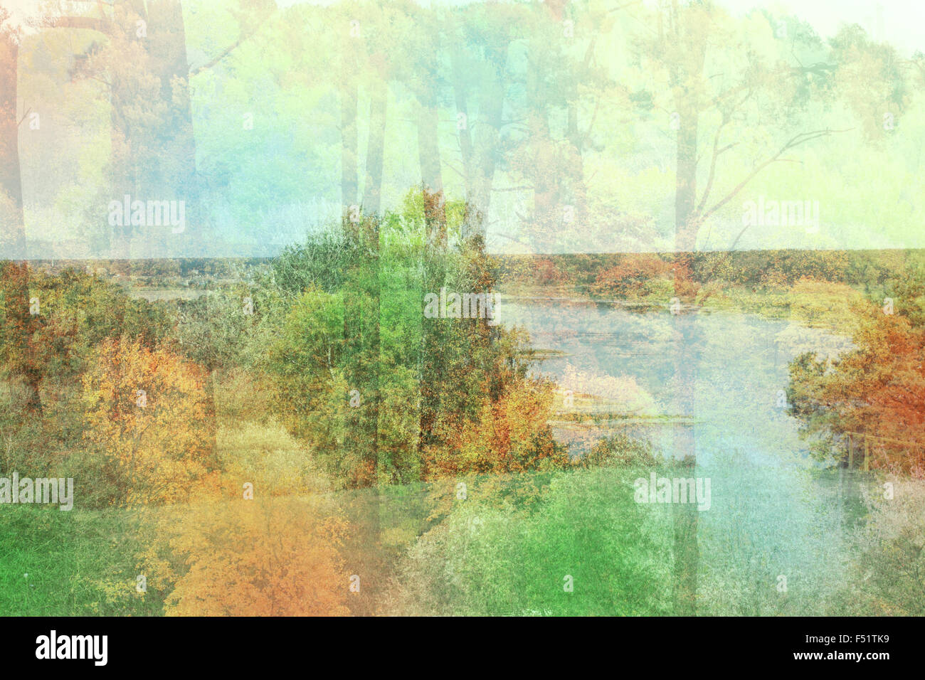 Double exposure background hi-res stock photography and images - Alamy