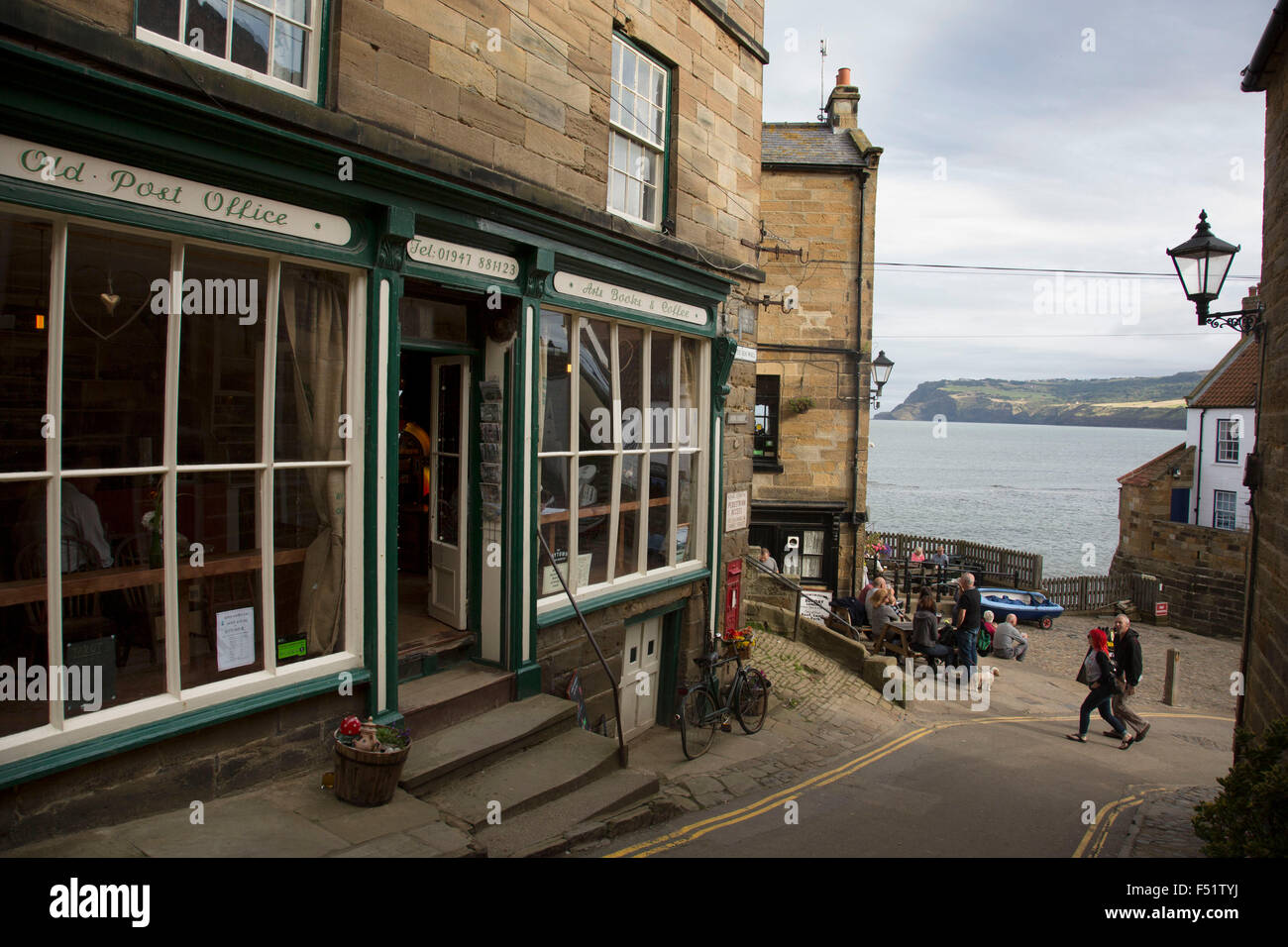 Robin Hood's Bay, North Yorkshire, England, UK. Robin Hood’s Bay is a ...