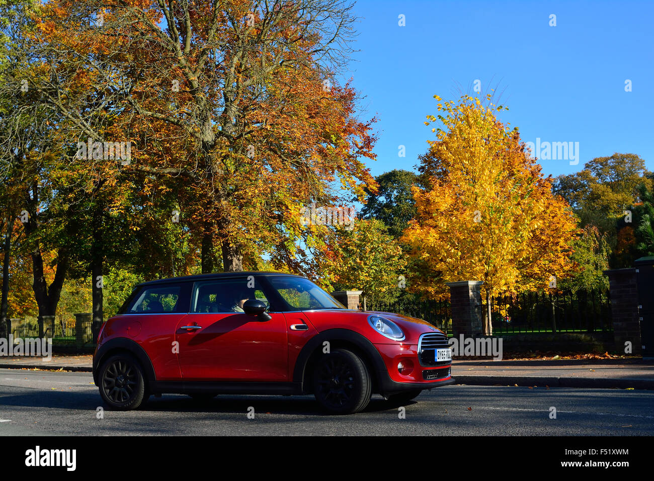 Red mini car hi-res stock photography and images - Alamy