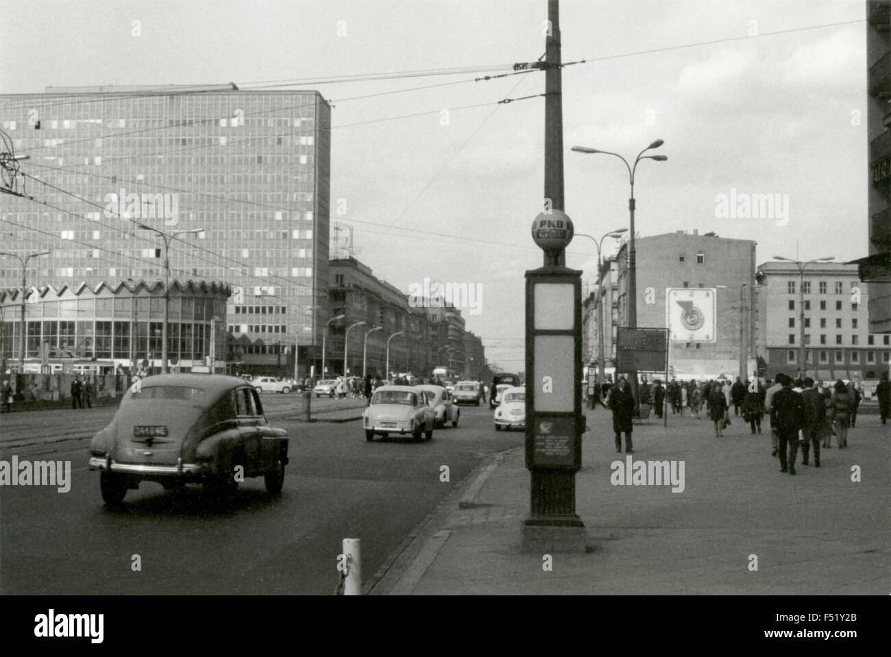 A street in Warsaw, Poland Stock Photo - Alamy