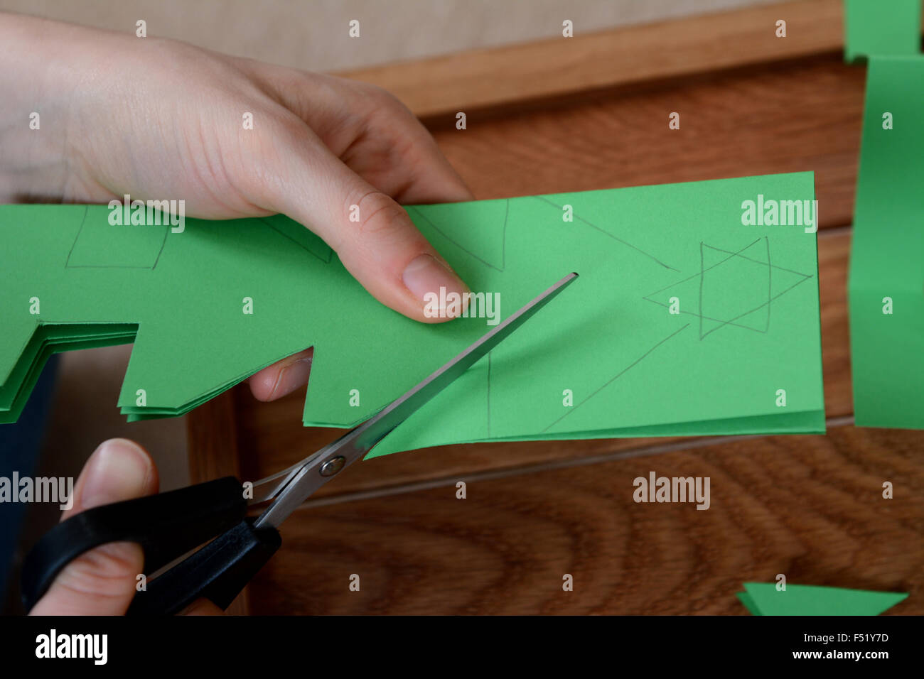 Paper chain tree hi-res stock photography and images - Alamy