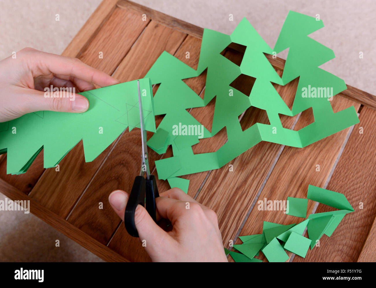 Paper chain tree hi-res stock photography and images - Alamy