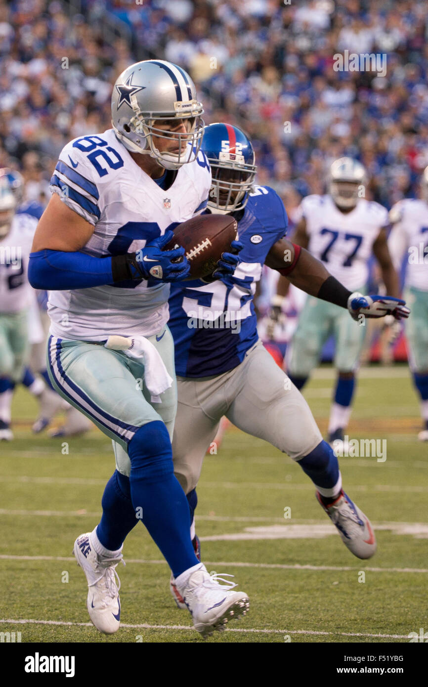 East Rutherford, New Jersey, USA. 25th Oct, 2015. Dallas Cowboys tight ...