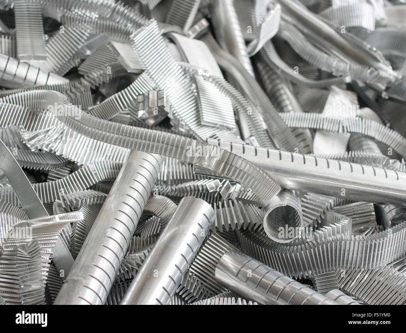 Scrap metal aluminum Stock Photo - Alamy