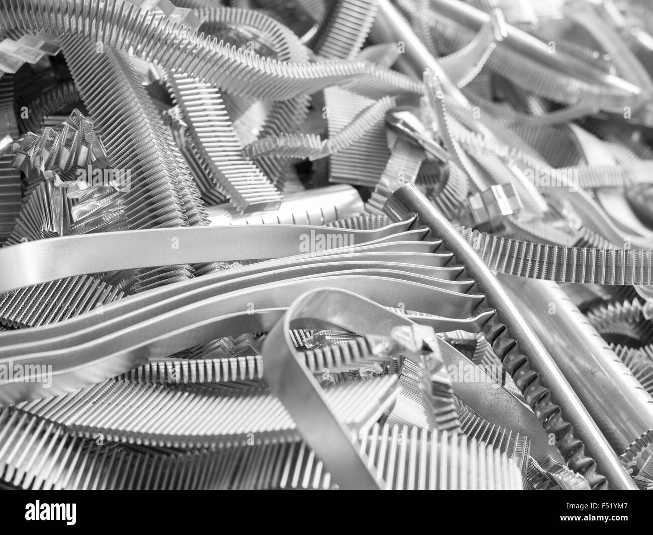 Scrap metal aluminum Stock Photo - Alamy