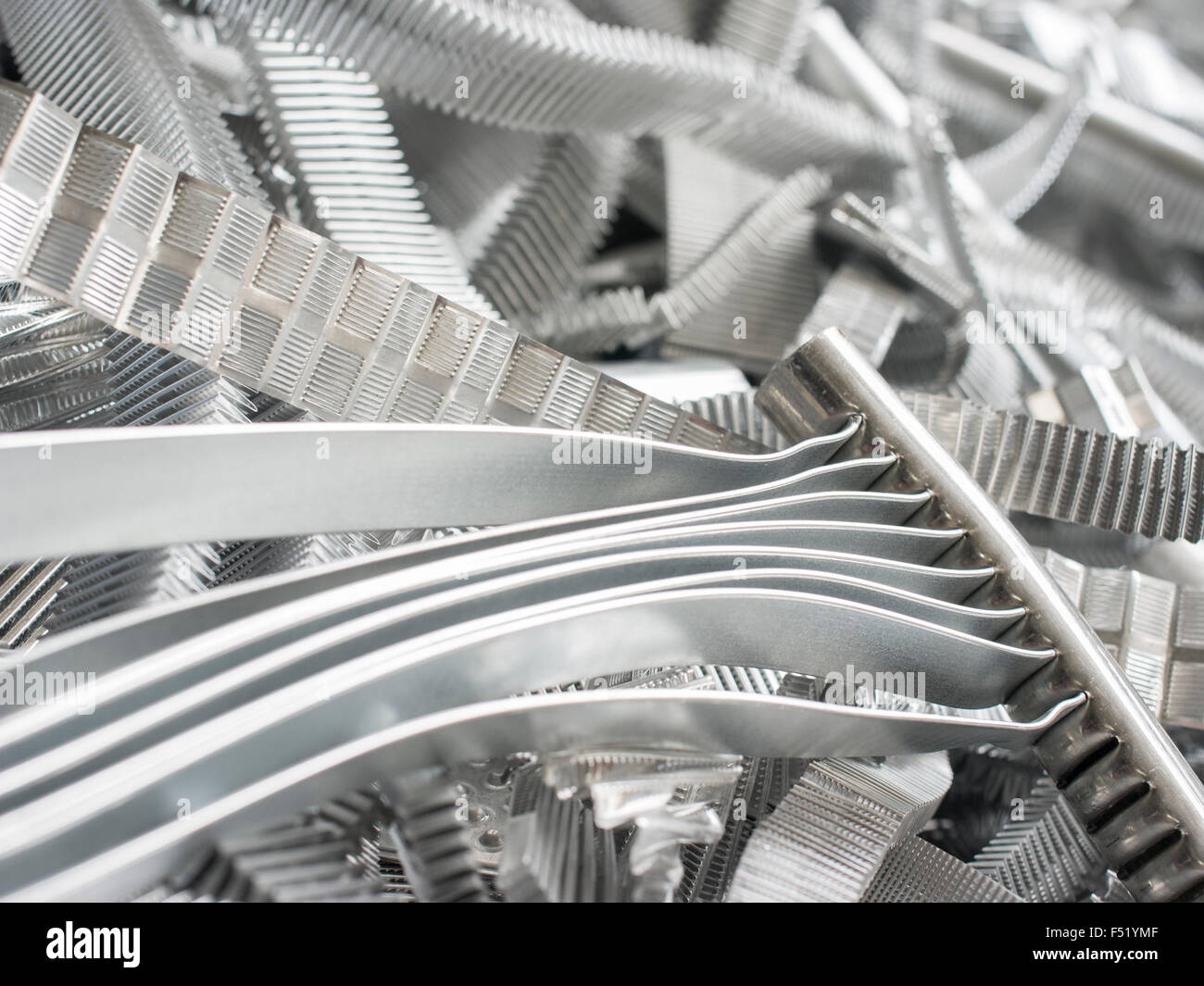 Scrap metal aluminum Stock Photo - Alamy