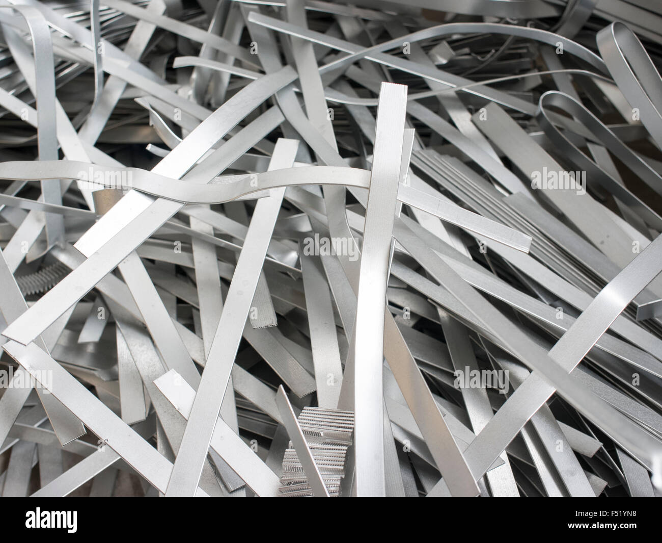 Scrap metal aluminum Stock Photo - Alamy