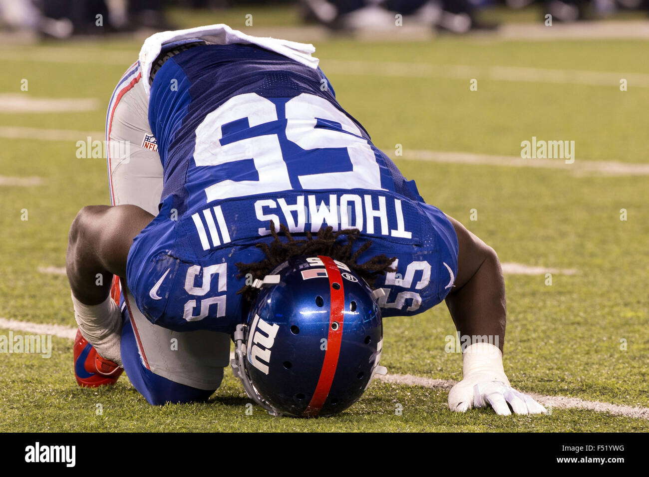 East Rutherford, New Jersey, USA. 25th Oct, 2015. New York Giants ...