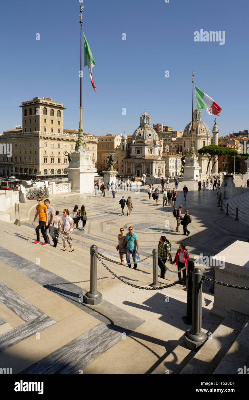 The Victor Emmanuel Monument (Il Vittoriano), also known as the ...