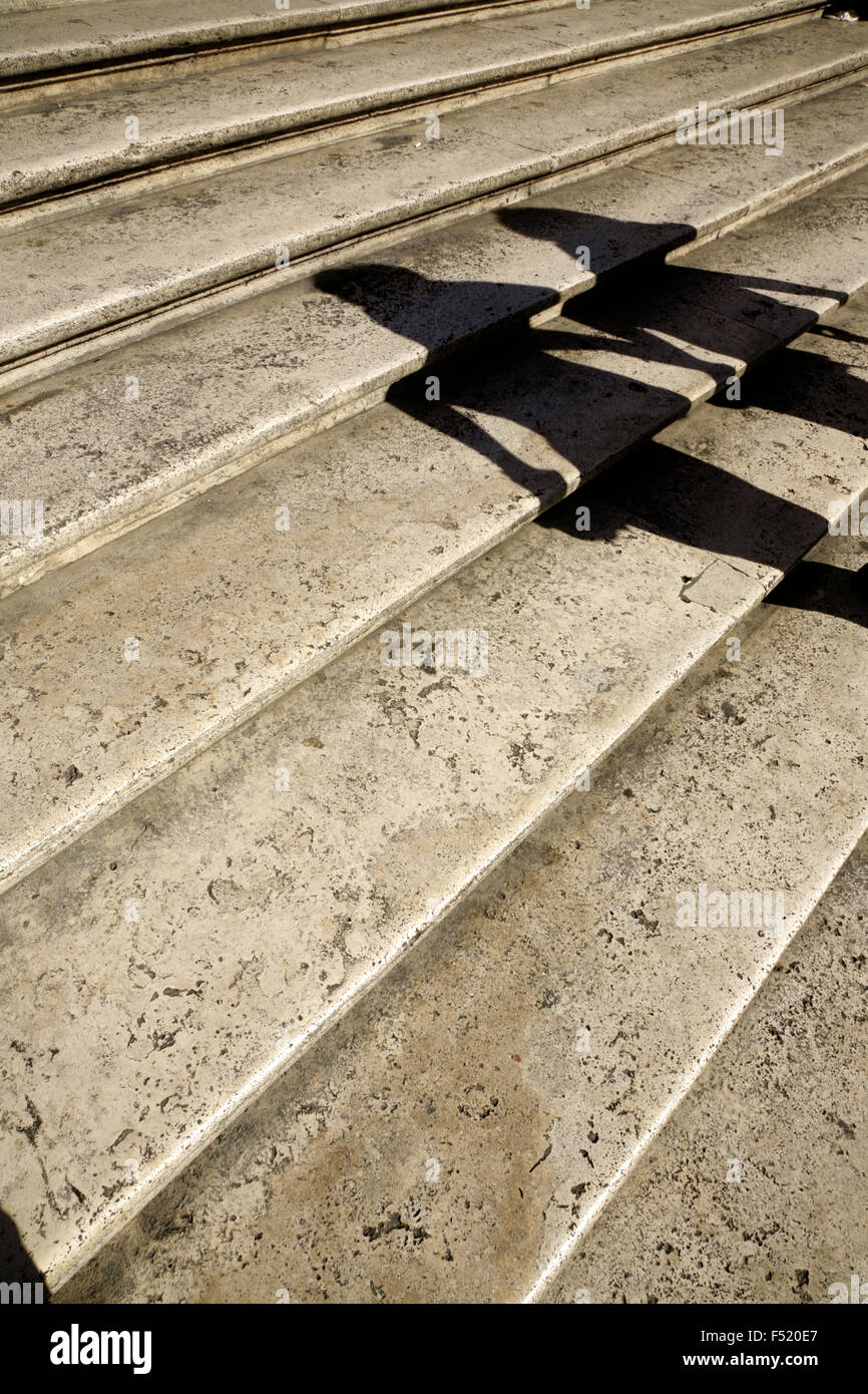 Two people walking down steps hi-res stock photography and images - Alamy