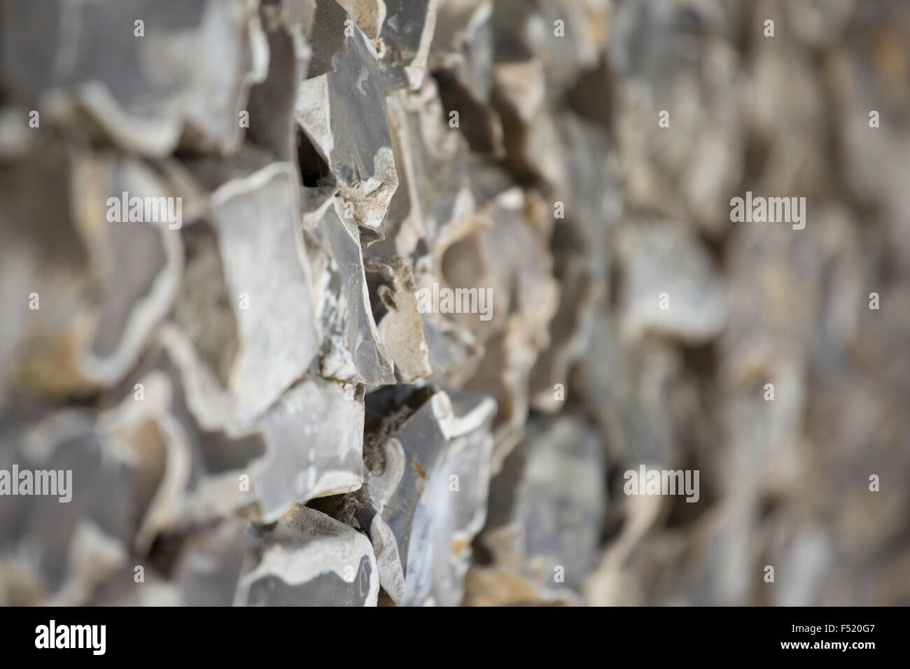 old flint wall Stock Photo - Alamy