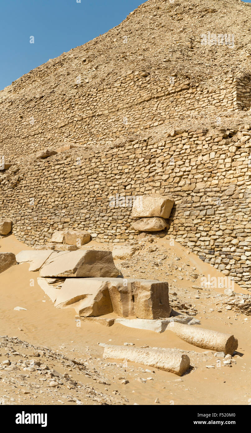 The 5th Dynasty necropolis at Abu Sir, Sakkara, near Cairo, Egypt Stock ...