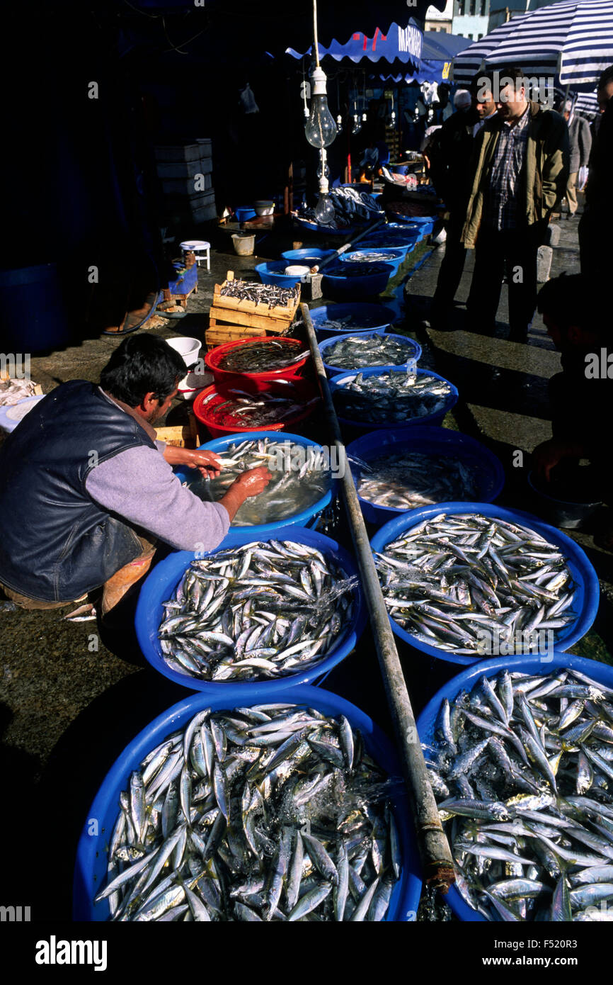 Turkey, Istanbul, fish market Stock Photo - Alamy
