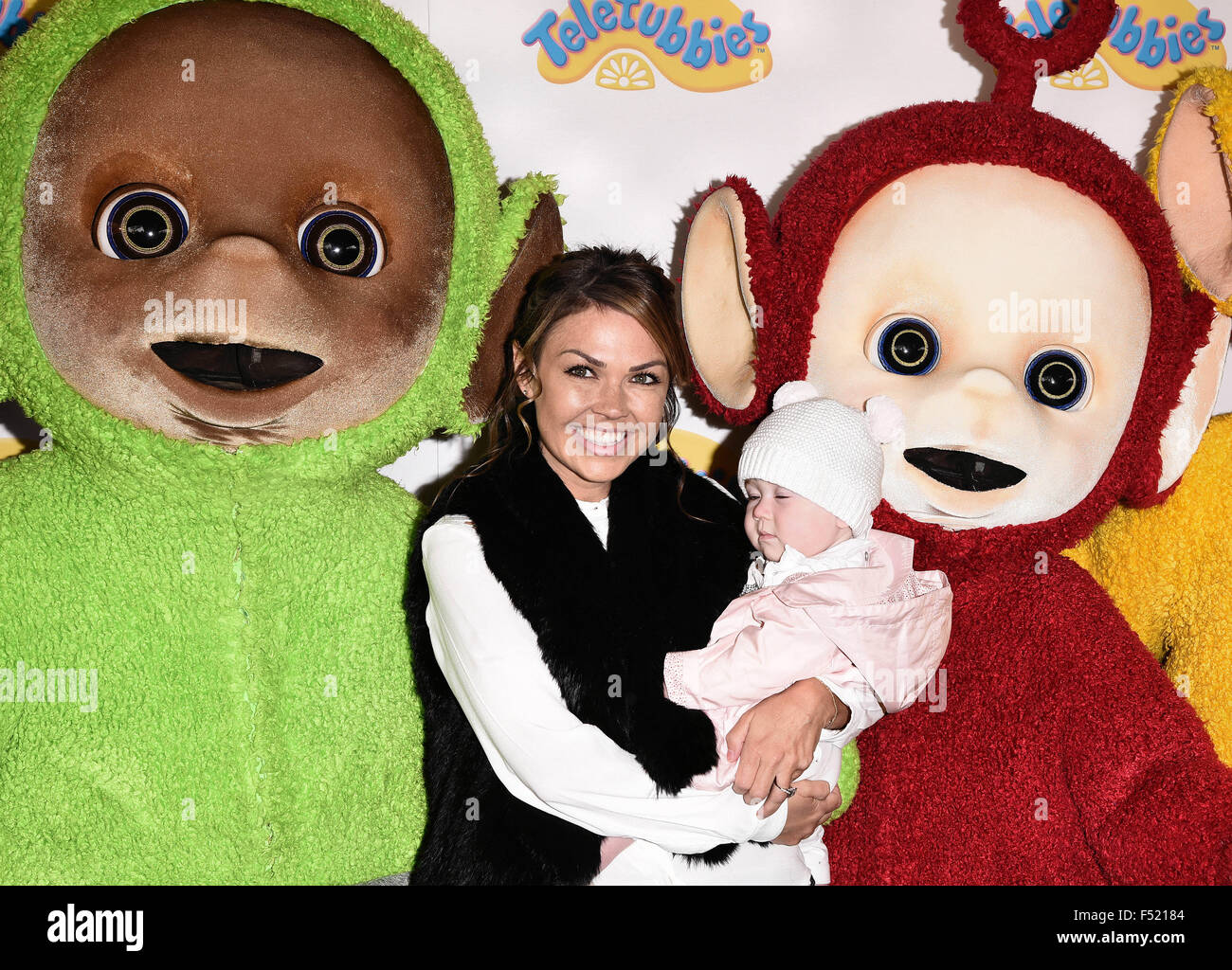 London, UK. 25th October, 2015. Adele Silva and Sienna at Teletubbies ...