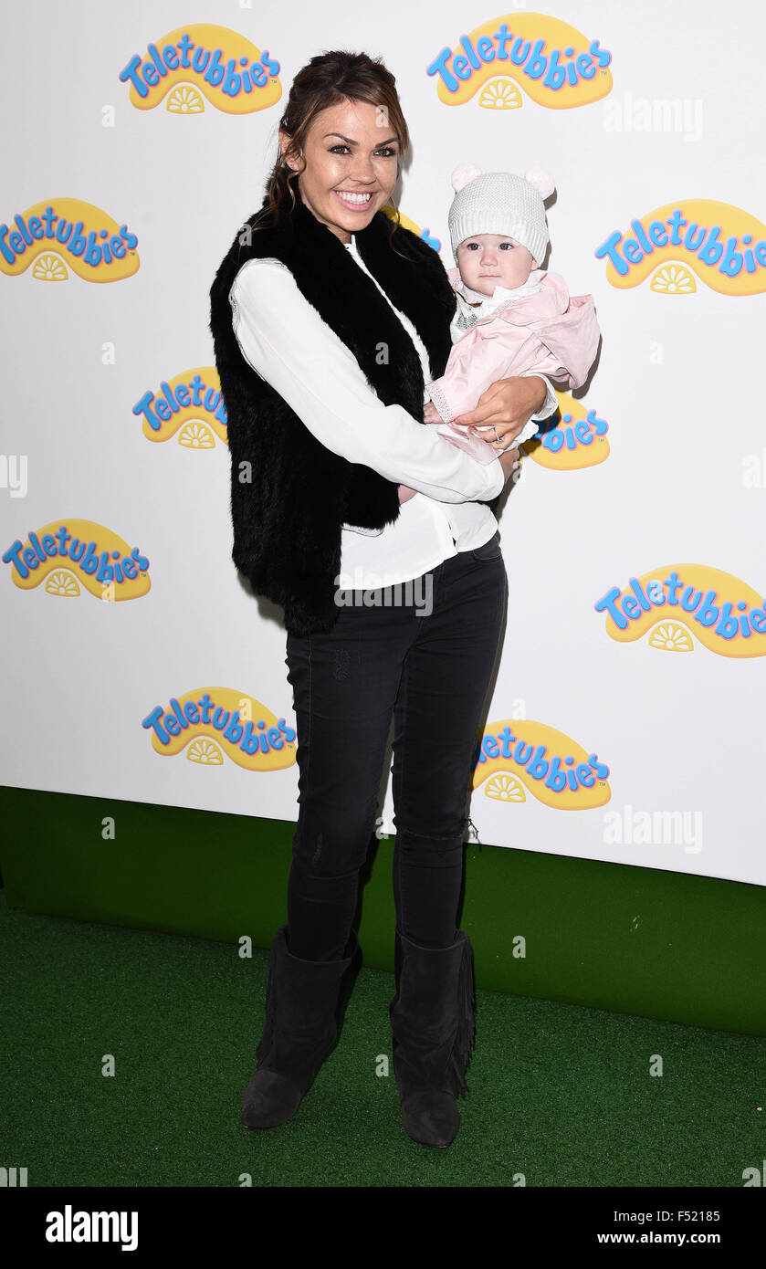 London, UK. 25th October, 2015. Adele Silva and Sienna at Teletubbies ...