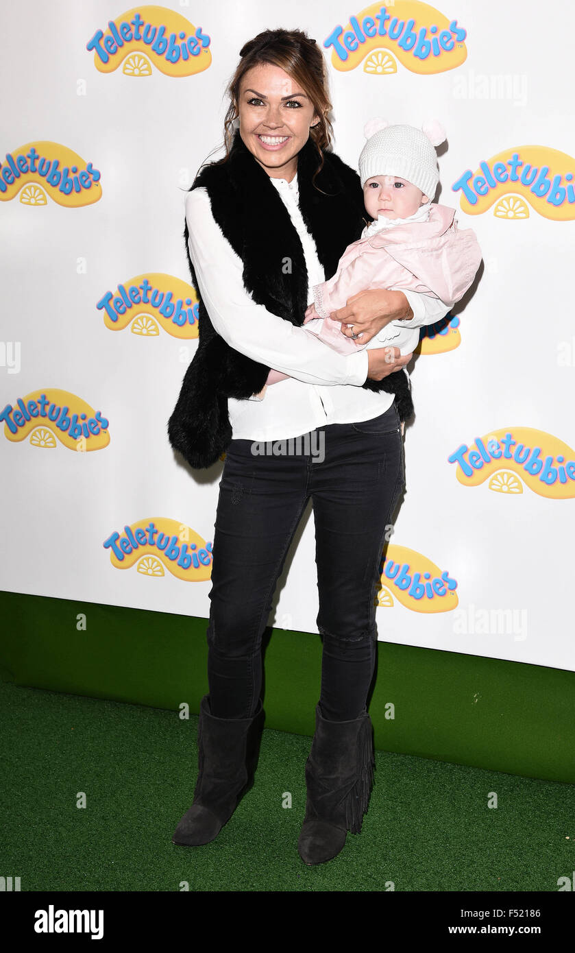 London, UK. 25th October, 2015. Adele Silva and Sienna at Teletubbies ...