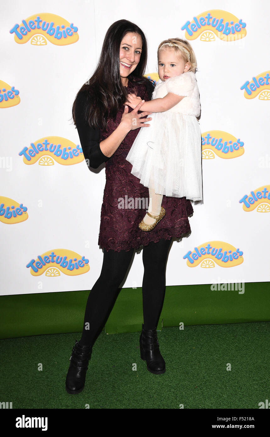 London, UK. 25th October, 2015. Berry - The Sun baby at Teletubbies TV ...