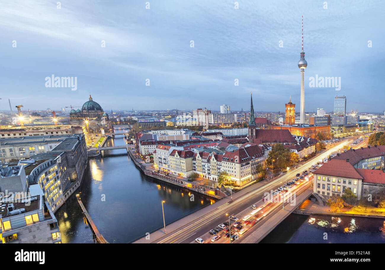 Berlin aerial view hi-res stock photography and images - Alamy
