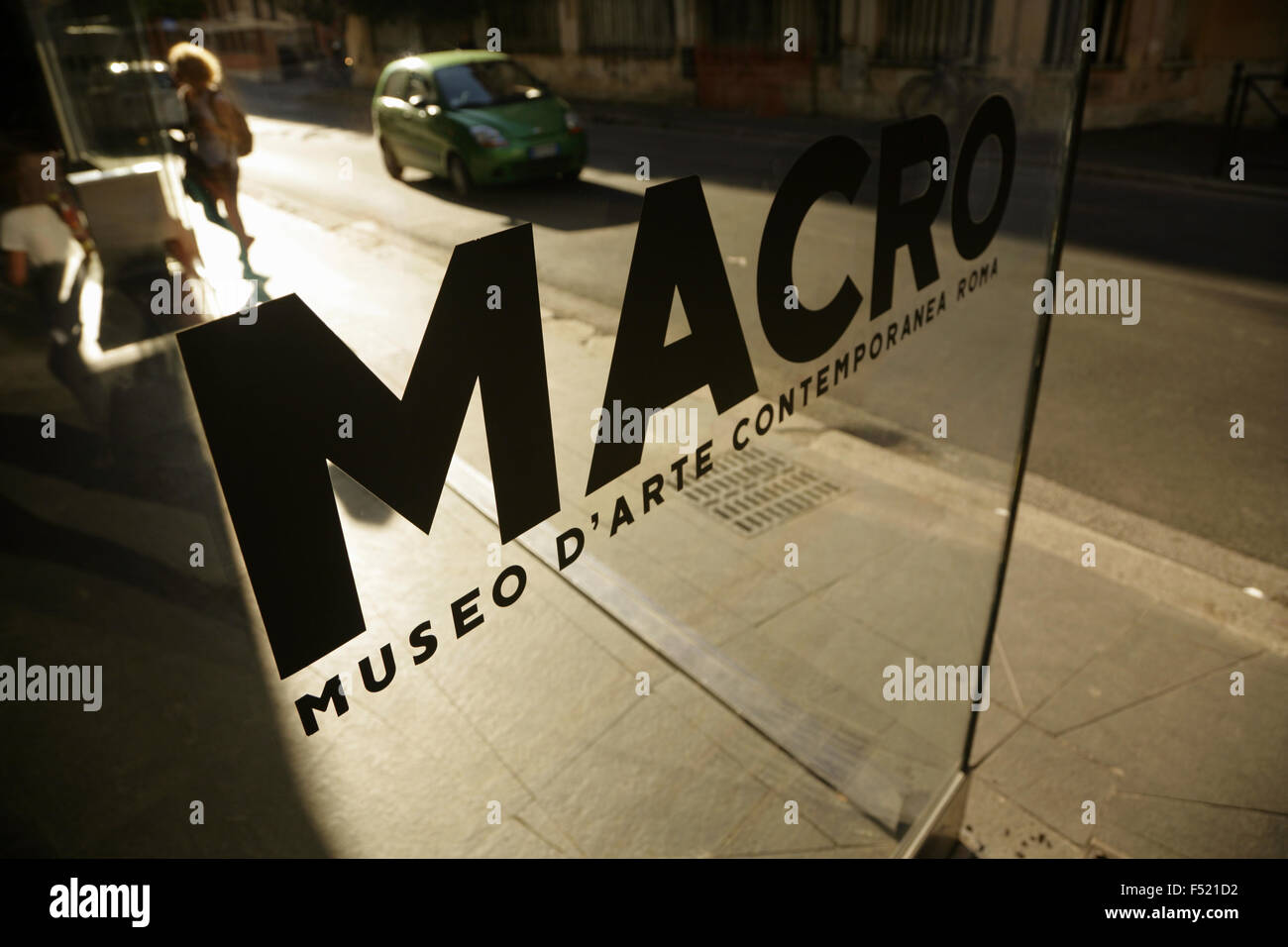 Entrance to the Museo D'Arte Contemporanea, Rome (MACRO), Italy Stock ...