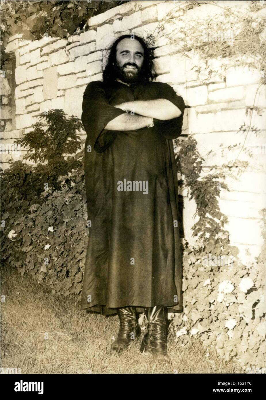 1972 - Greek Singer Dehis Roussos, his song 'The flowers' sold 6000000 ...