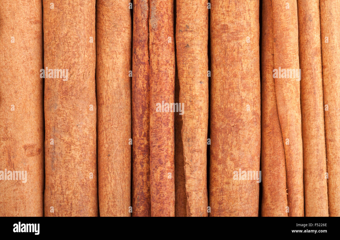 Cinnamon closeup food texture background Stock Photo - Alamy