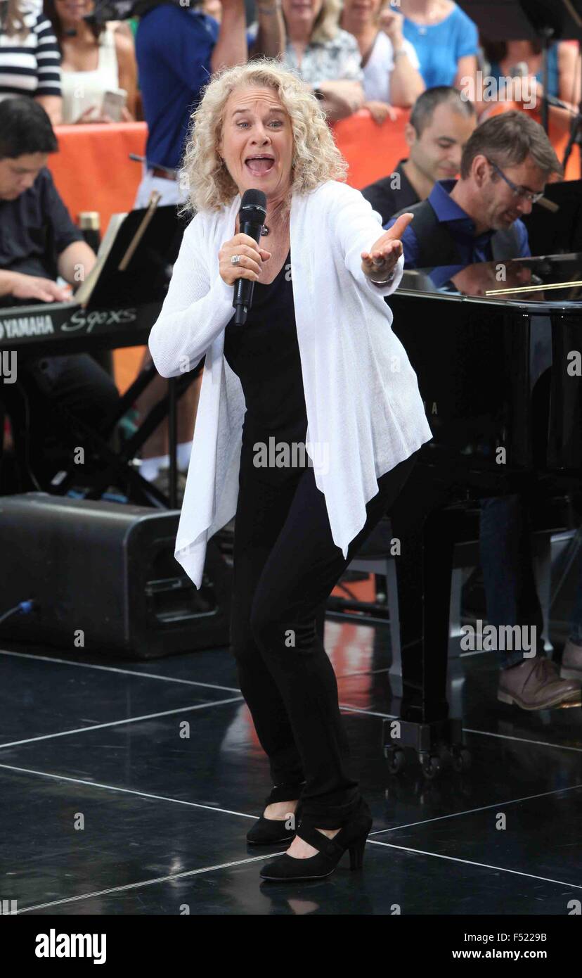Carol King performs as part of the NBC Toyota Summer Concert Series ...