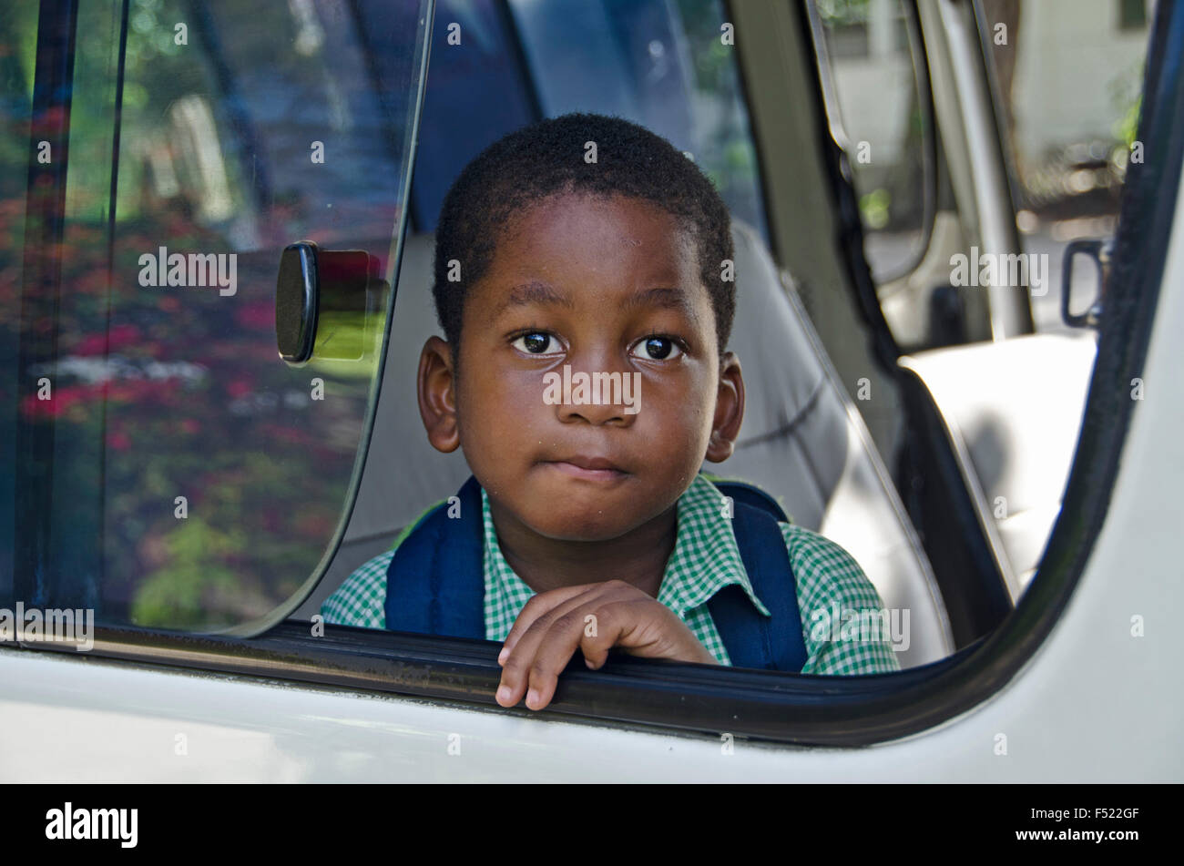 Grenada, child portrait Stock Photo - Alamy