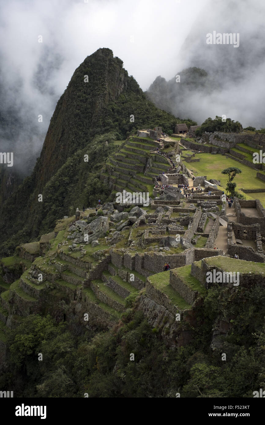 Ruins of Machu Picchu, Inca period, approximately XV century Stock ...