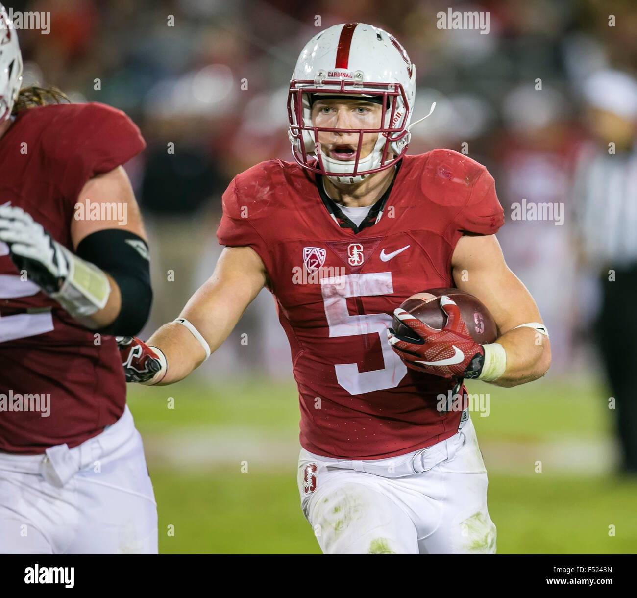 October 24, 2015: Stanford Cardinal running back Christian McCaffrey (5 ...
