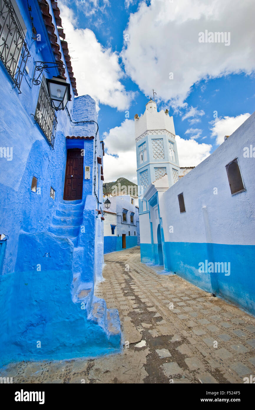 Morocco, Chefchaouen, local mosque Stock Photo - Alamy