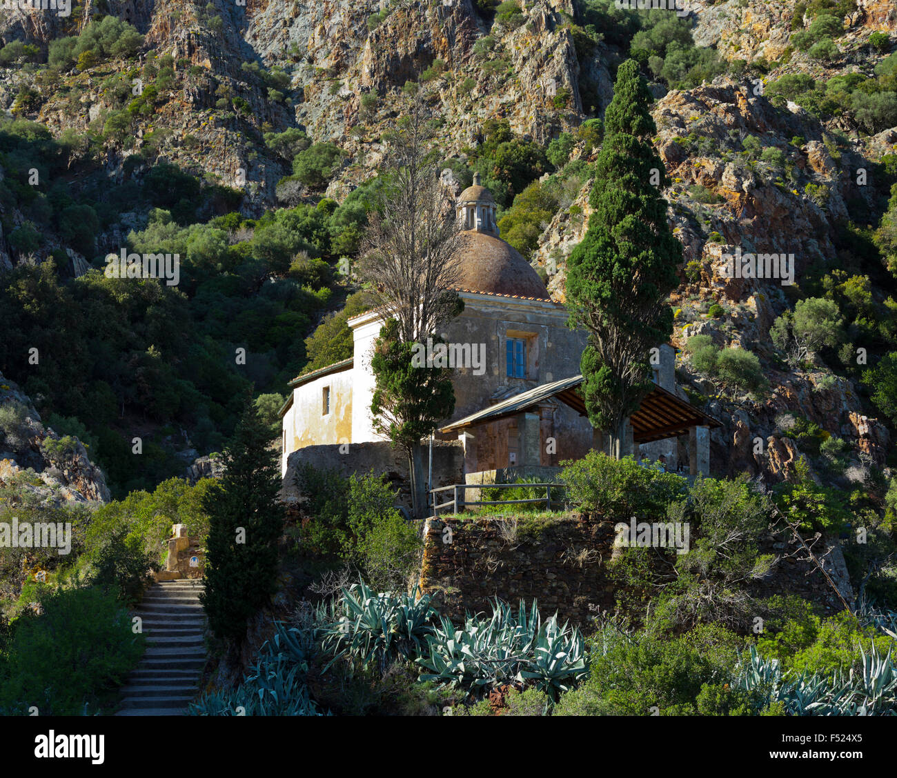 Santuario della Madonna di Monserrato, Elba, Tuscany, Italy Stock Photo ...
