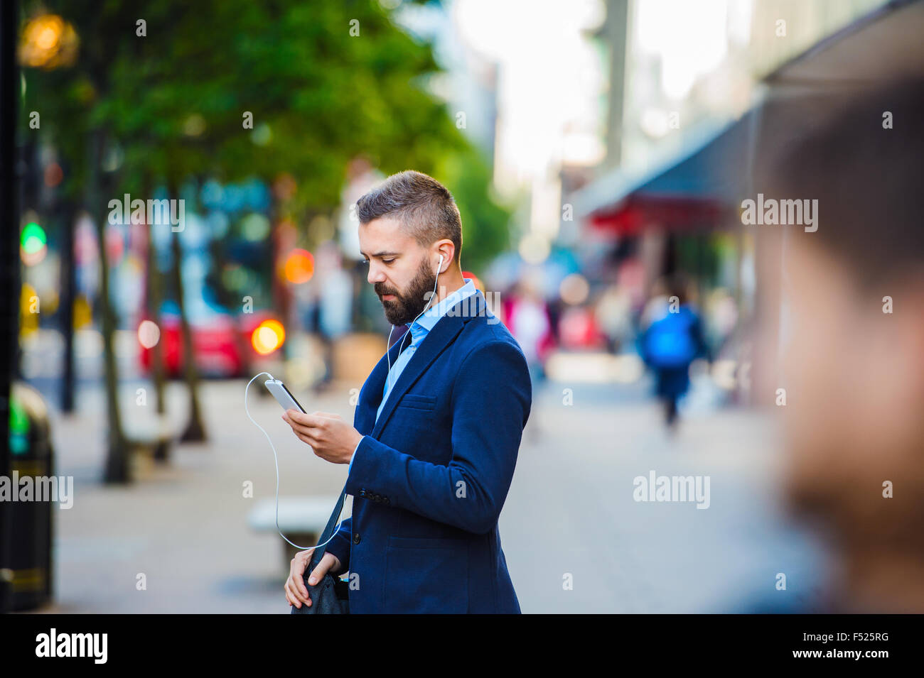 Man in London Stock Photo - Alamy