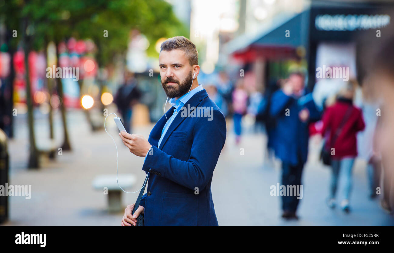 Man in London Stock Photo - Alamy
