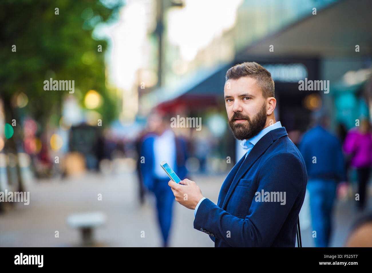 Man in London Stock Photo - Alamy