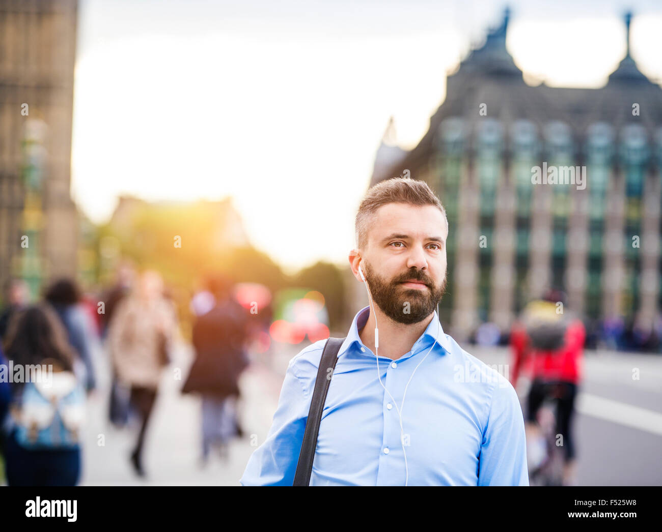 Man in London Stock Photo - Alamy