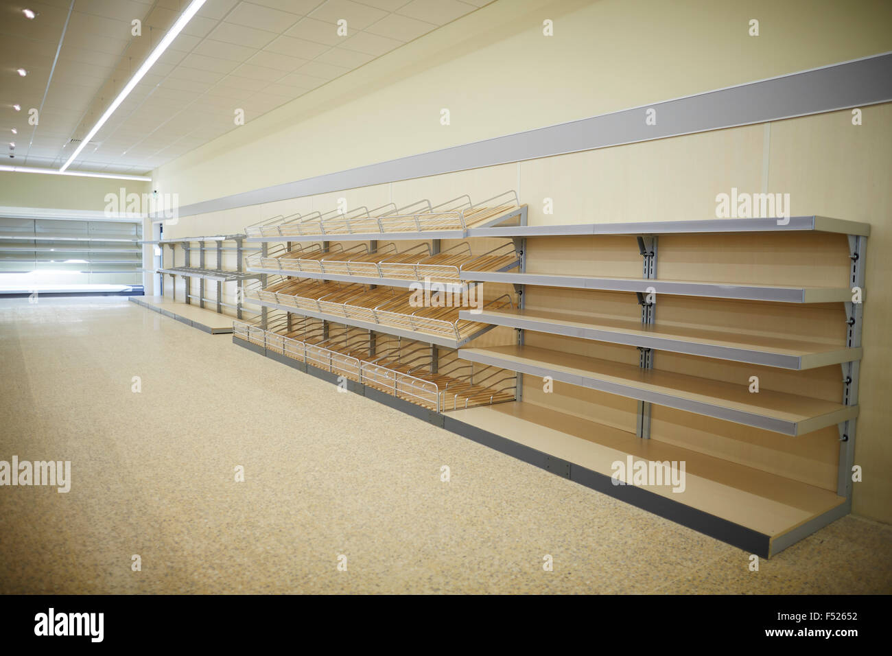 Empty store before opening shed ALDI Architect property properties ...