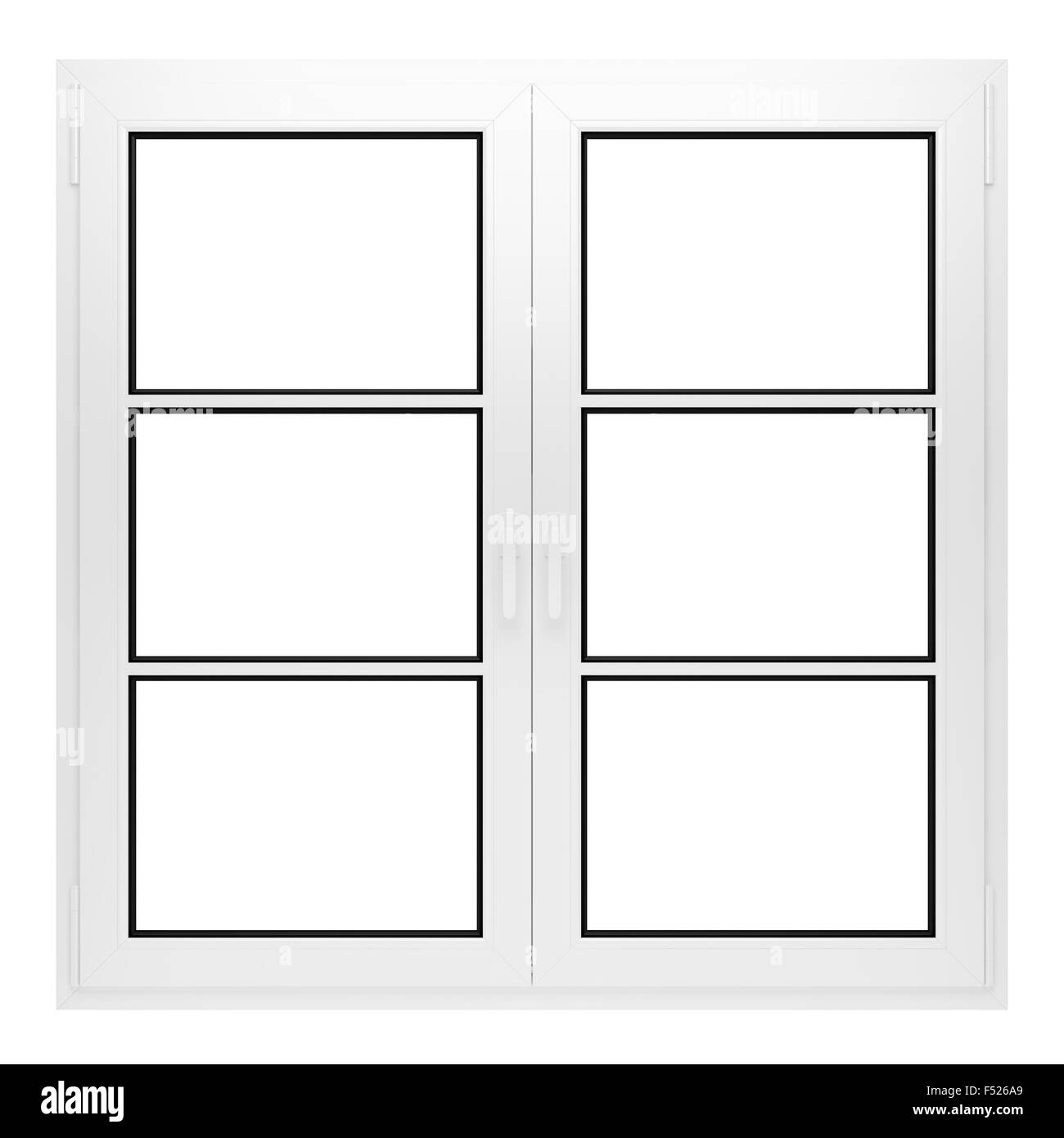 window isolated on white background Stock Photo - Alamy