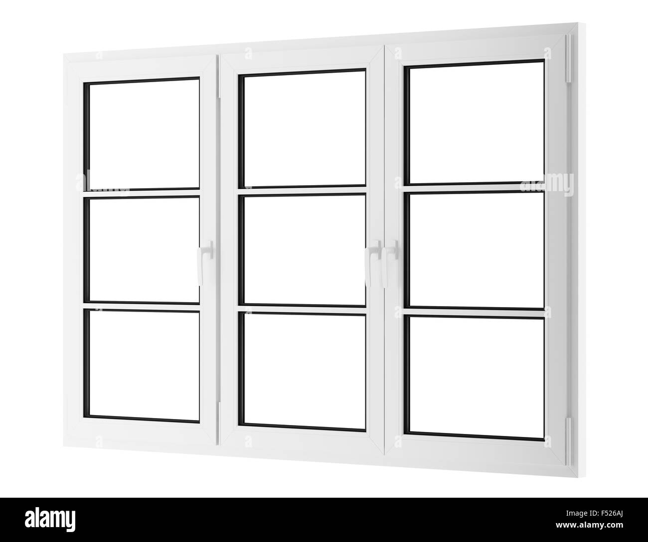 window isolated on white background Stock Photo - Alamy