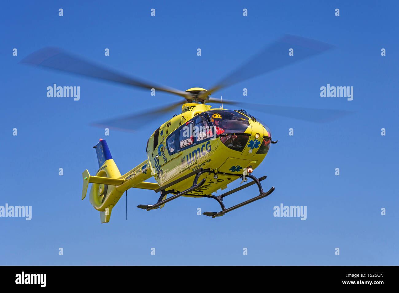 Adac helicopter in flight hi-res stock photography and images - Alamy